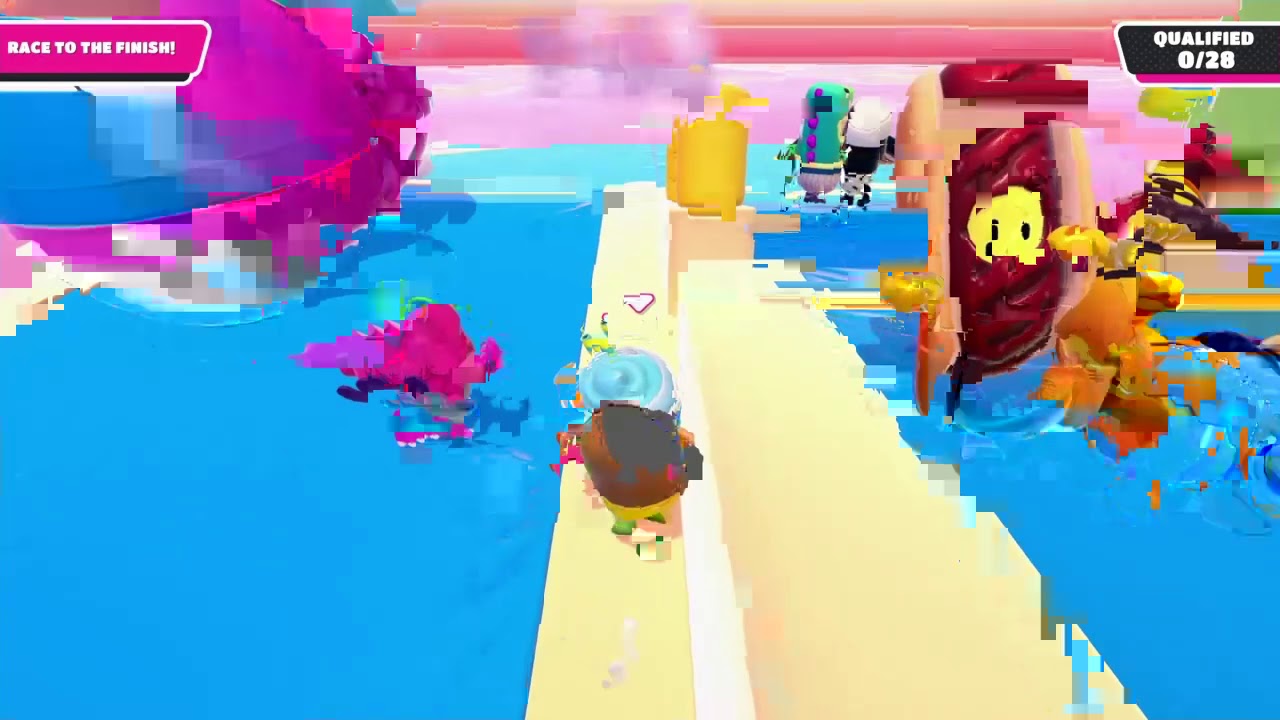 Crazy Run and EPIC Fail!!! (slimb climb/ fall guys) - YouTube