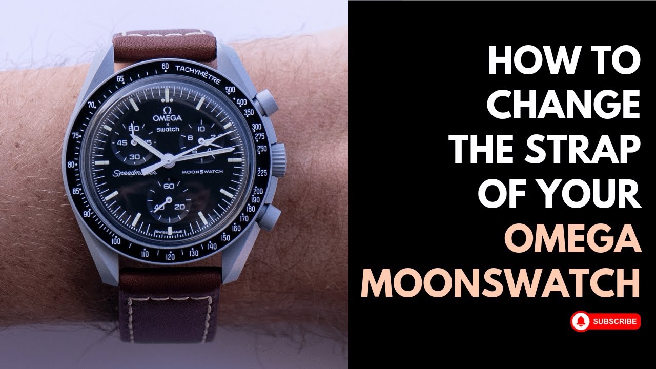 Swatch x Omega Strap Replacement | How to Change the Watch Strap on ...
