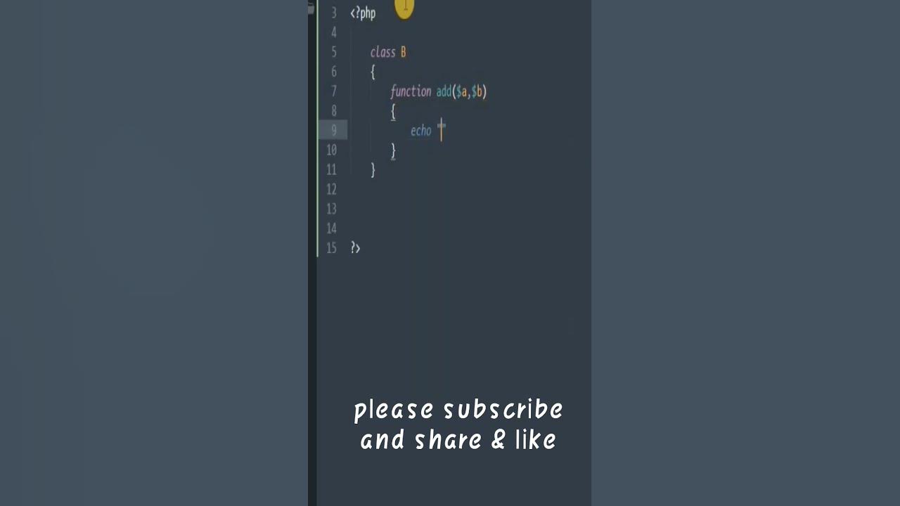 Add Function In Php Php Programming Shorts Short Php8 Phpscripts Phptutorials 