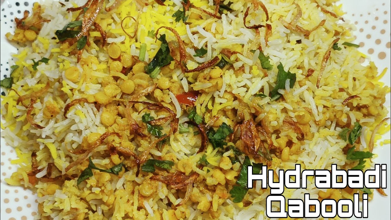 Kabuli Pulao Recipe |Hydrabadi qabooli Pulao Quick &Easy Recipe ...