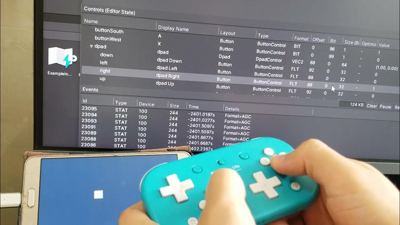unity input system android gamepad bug - YouTube