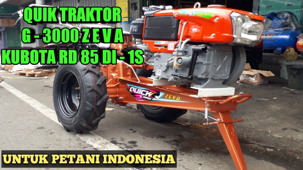 TRAKTOR QUIK G 3000 ZEVA diesel Kubota RD 85 DI - 1S - YouTube