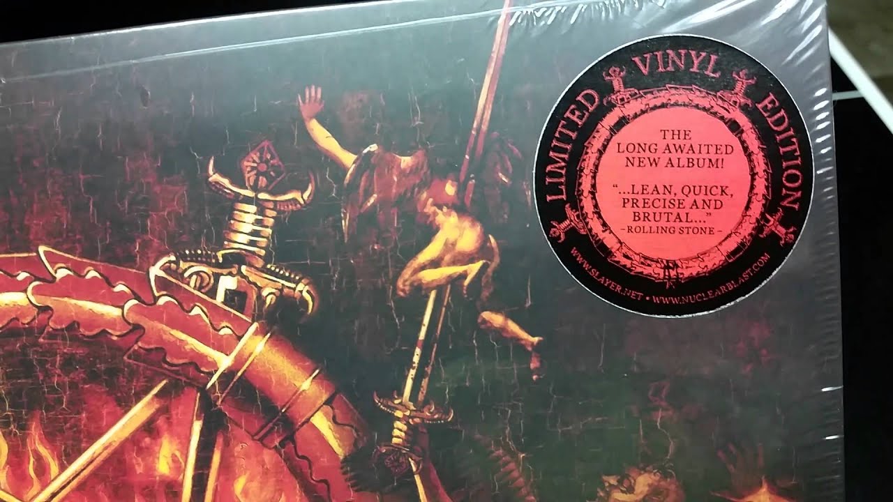 Slayer Repentless Limited Edition vinyl record demo - YouTube