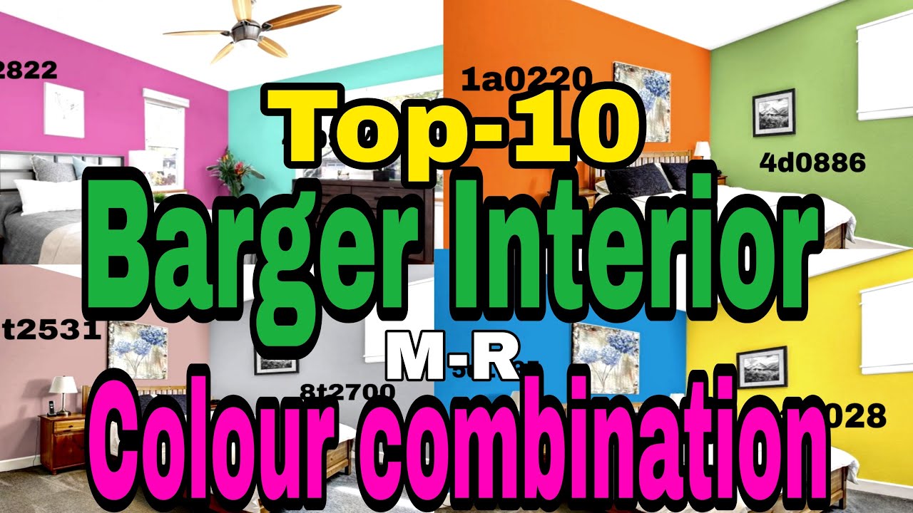 Berger interior 2 colour combination in your home - YouTube