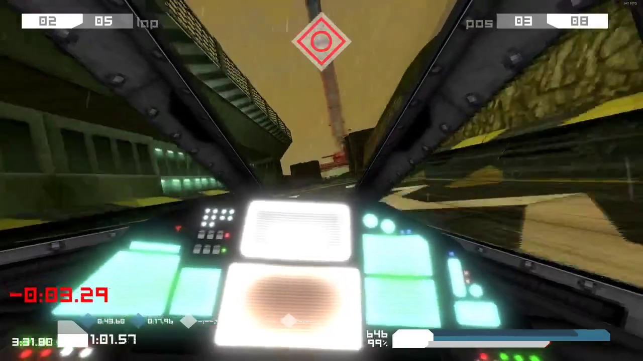 [Early Access 0.7] BallisticNG - Aciknovae Hyperion Race in Cockpit ...