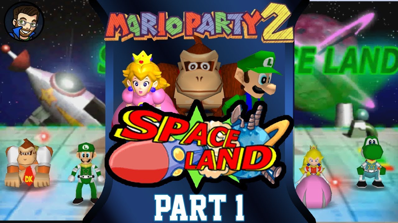 Mario Party 2 (Multiplayer) | Space Land - Part 1/5 - YouTube