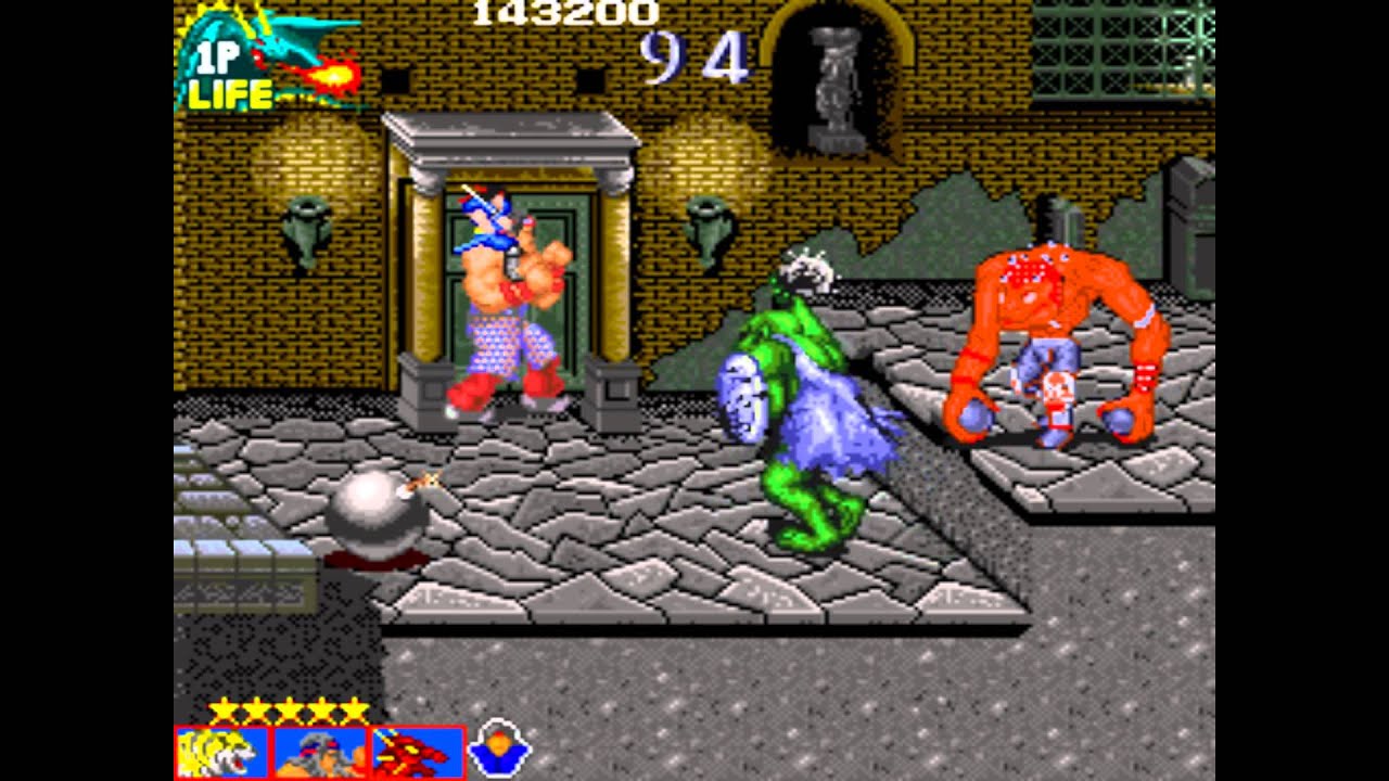 Wild Fang / Tecmo Knight - 1 Credit Clear NOOB - YouTube