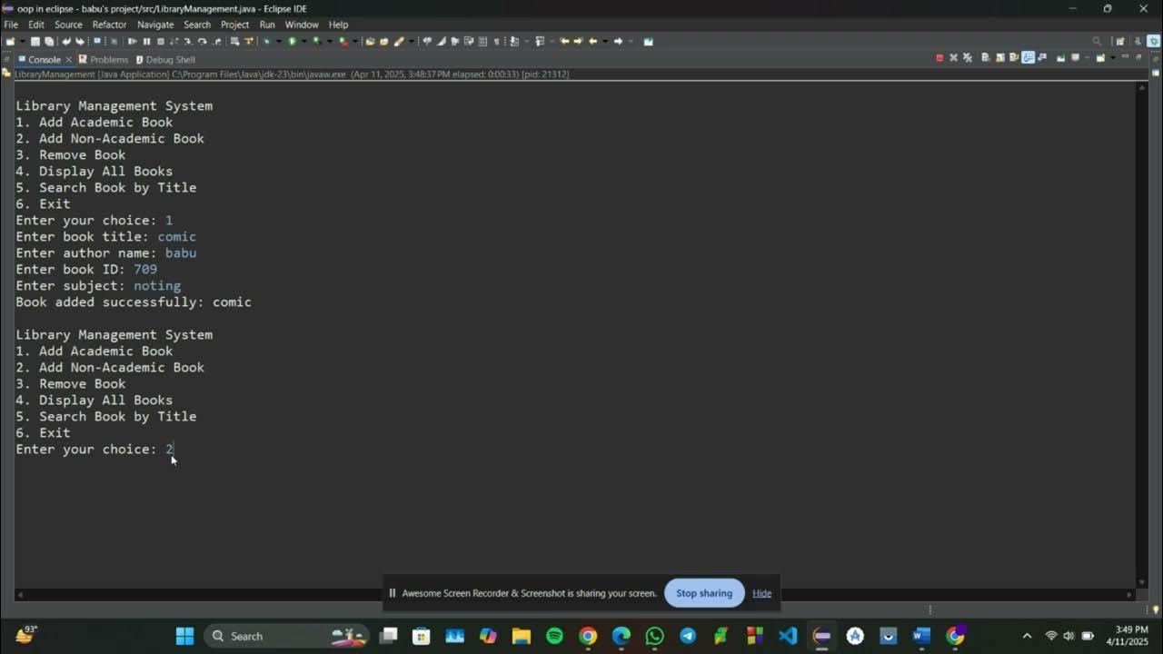 oop project - YouTube