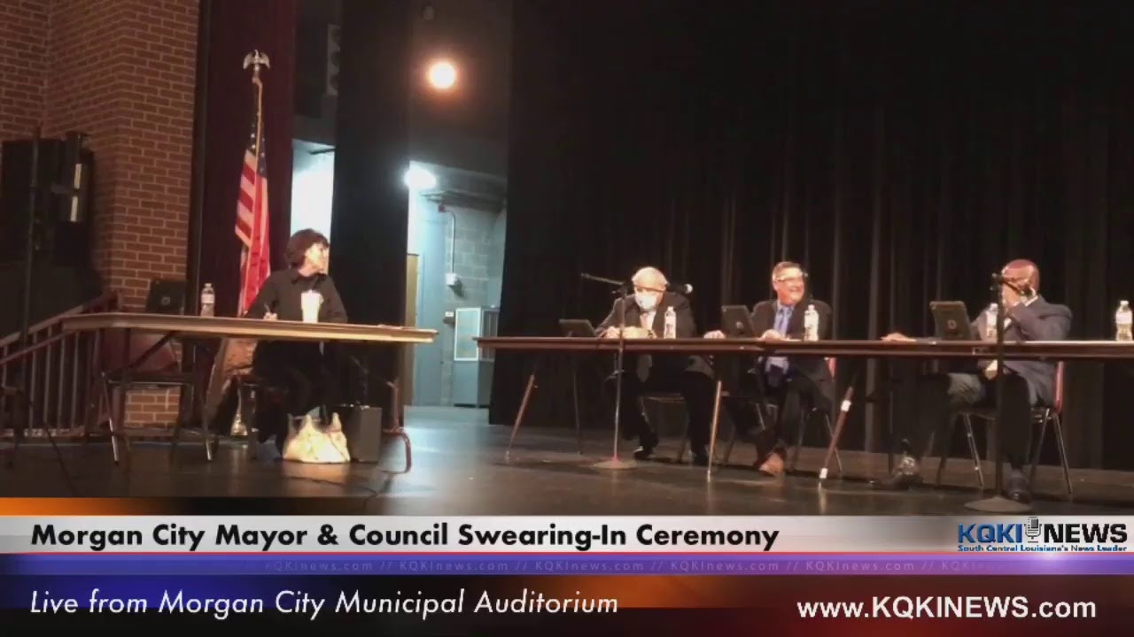Swearing-In Ceremonies for Mayor Elect Lee Dragna & Morgan City Council ...