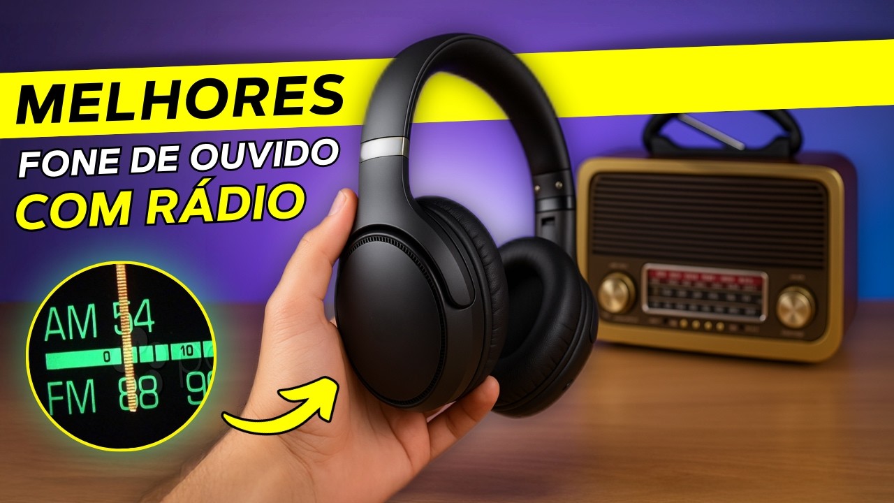 OS MELHORES FONES DE OUVIDO com RÁDIO FM para COMPRAR em 2025! - YouTube