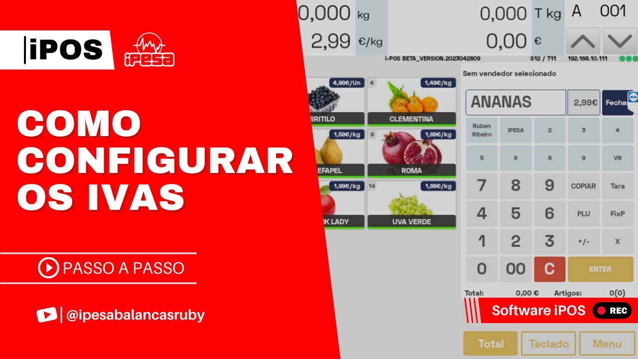iPOS - Como configurar os ivas - YouTube