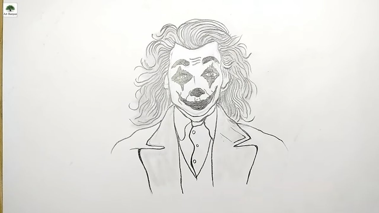 Mastering the Art of Joker Drawing | Step-by-Step Guide | Joker Drawing ...