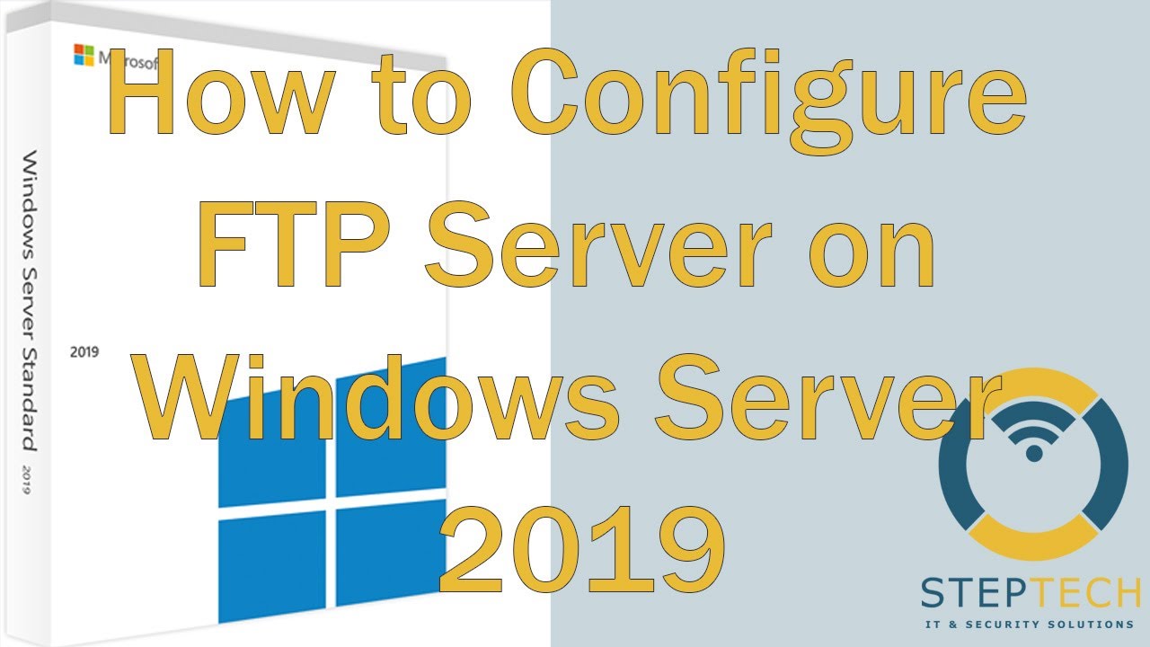 18 How to Configure FTP Server on Windows Server 2019_Kurdish - YouTube