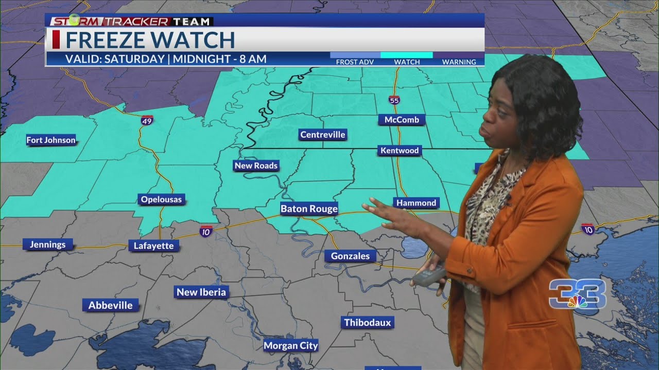 Friday Morning Forecast 11-29-24: Cool & Breezy Friday, Freeze Watch ...