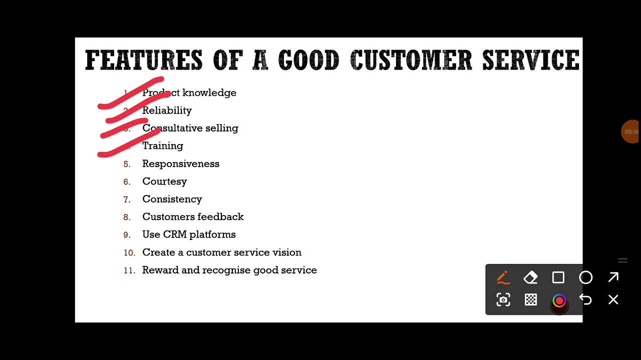 unit-11 customer service-strategy and practices/ FEATURES of good ...