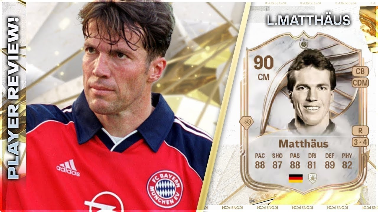 INSANE CDM!!!! 90 RATED ICON LOTHAR MATTHAUS PLAYER REVIEW - EA FC26 ...