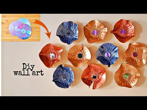 CD craft ideas | Diy wall art | home decor ideas | waste CD crafts ...