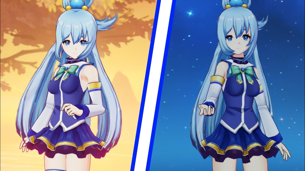 Konosuba Aqua Outfit for Kokomi [GENSHIN IMPACT] - YouTube
