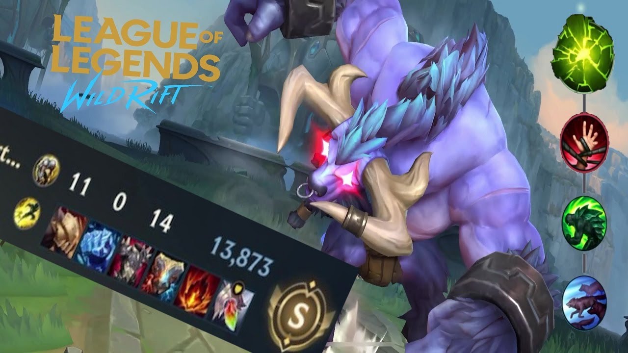 League of Legends: Wild Rift- THE MOST INSANE ALISTAR SUPPORT CARRY ...