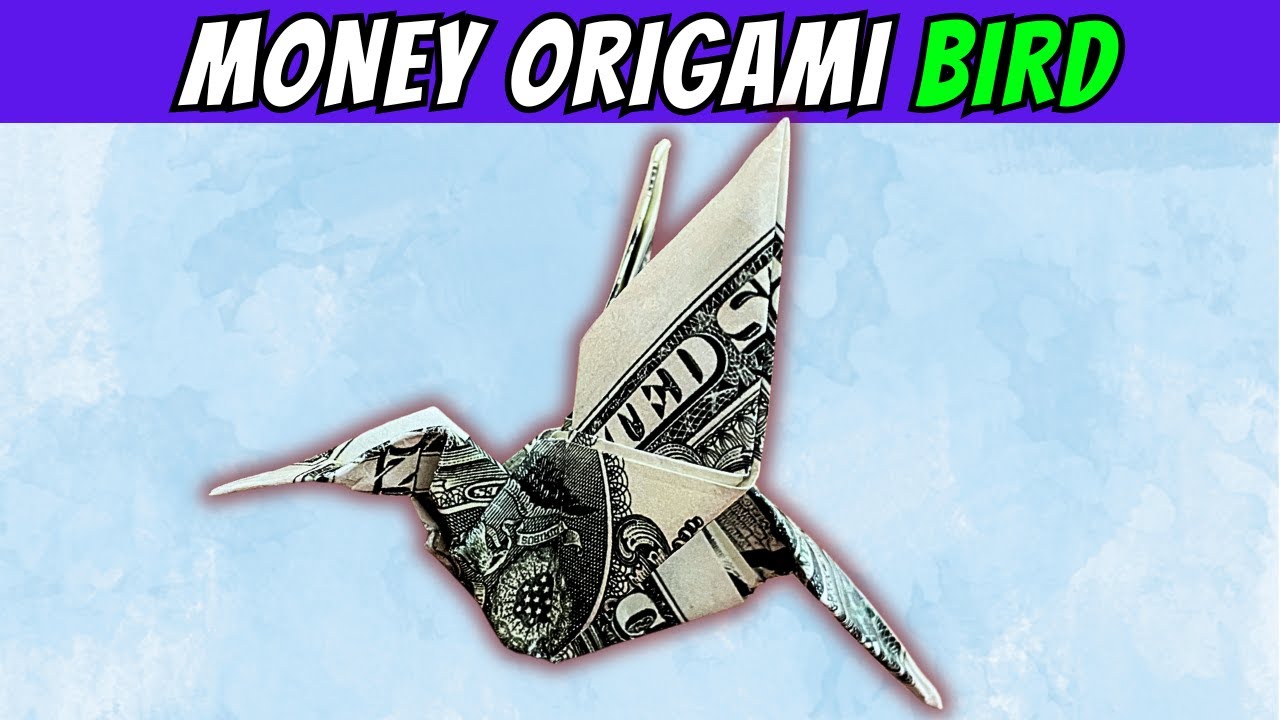Money Origami Bird Gift 🐦 – Easy DIY Tutorial! - YouTube