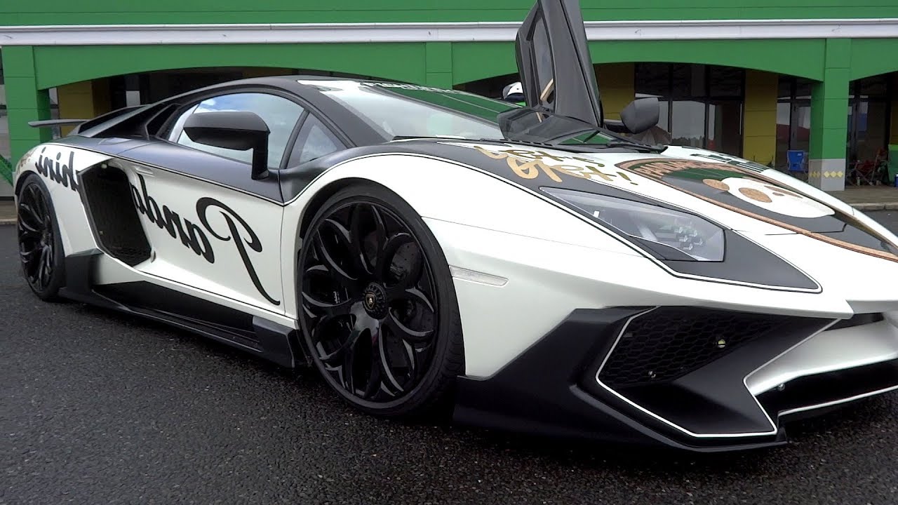 🐼 Lamborghini Aventador ランボルギーニ アヴェンタドール ★FIGHTING STAR パンダルギーニ ...