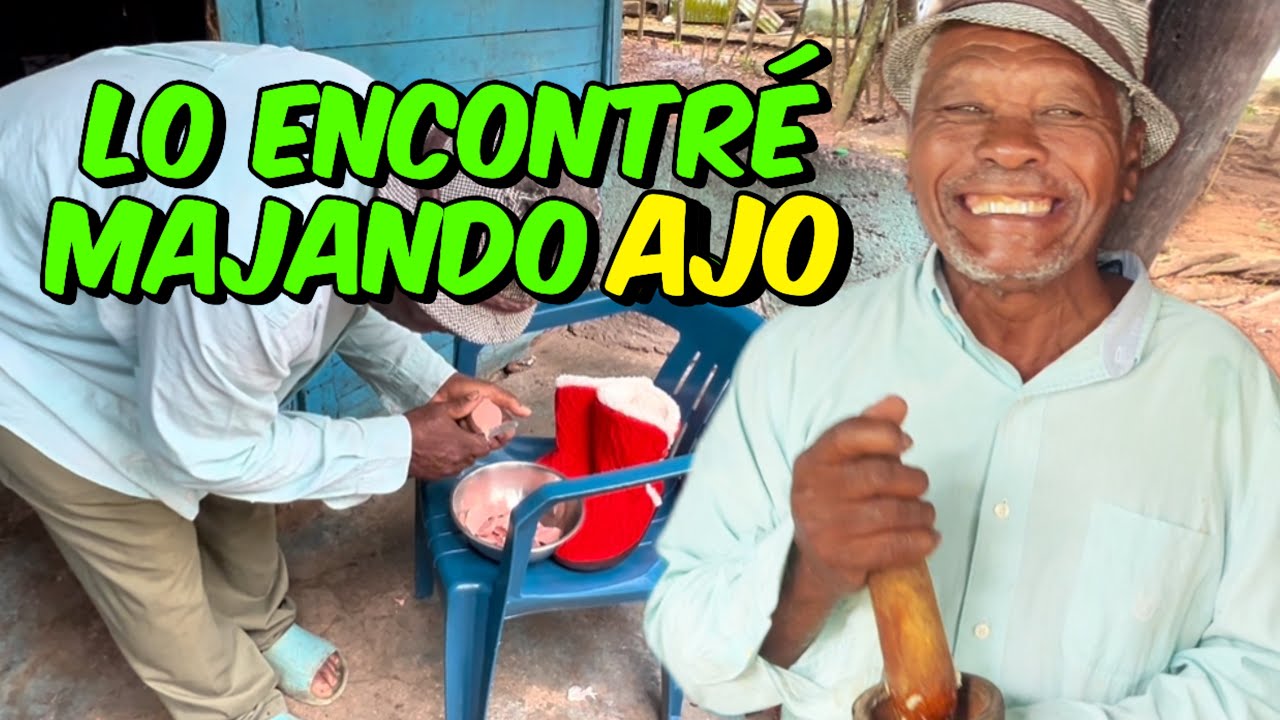 Lo encontré majando en un pilón cocinando un morocrio para el y su ...