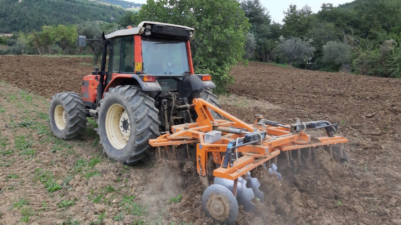 RIPASSO TERRENO PER SEMINA LOIETTO | SAME ANTARES II 110 + Preparatore MA/AG COMBIDISC 780C ...