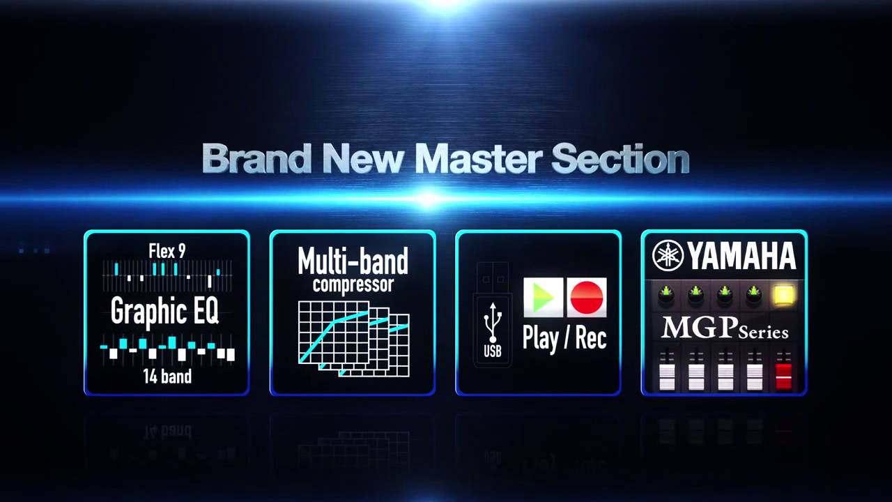 Yamaha MGP Series Mixing Consoles - YouTube