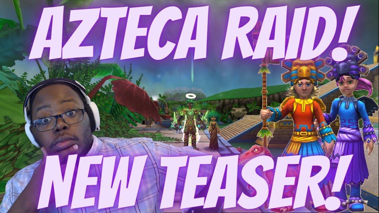 🦖 AZTECA RAID?! Wizard101 Summer Update Teaser Breakdown! - YouTube