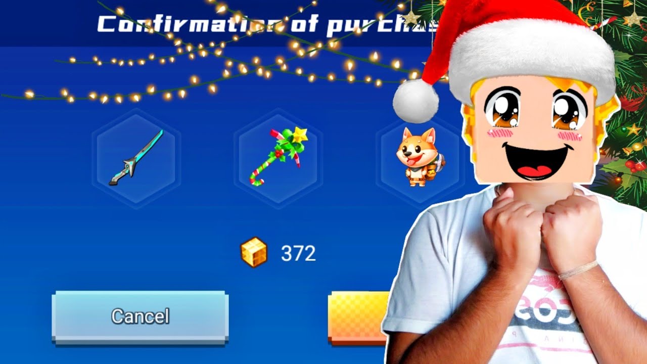 Buying New Electric Diamond Sword Skin, Christmas Pickaxe And New Pet ...