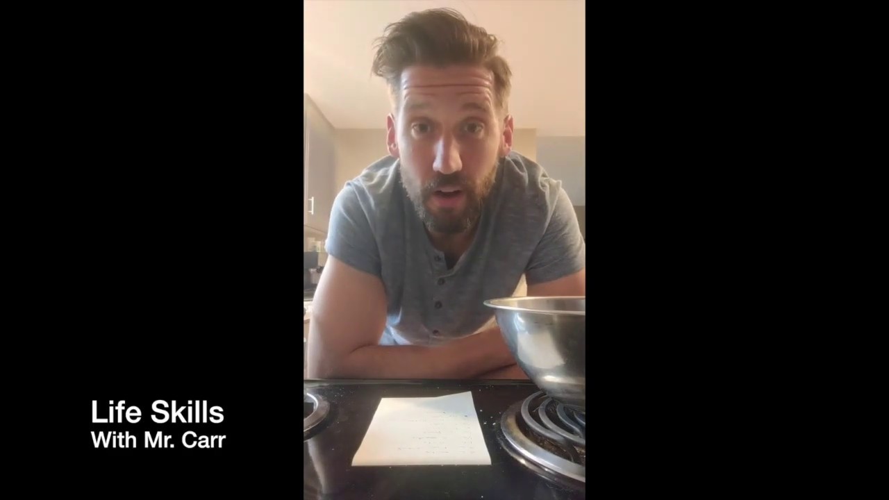 Life Skills with Mr. Carr - Ep. 8 Granola bars! - YouTube