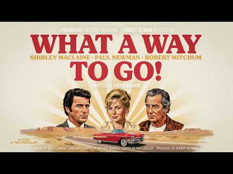What a Way to Go! 1964 Film in English, Shirley Mac Laine, Paul Newman, Robert Mitchum