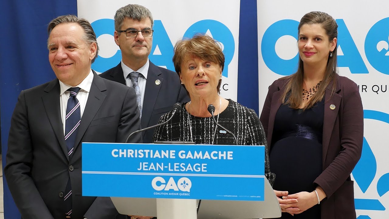 Christiane Gamache, candidate de la CAQ dans Jean Lesage - YouTube