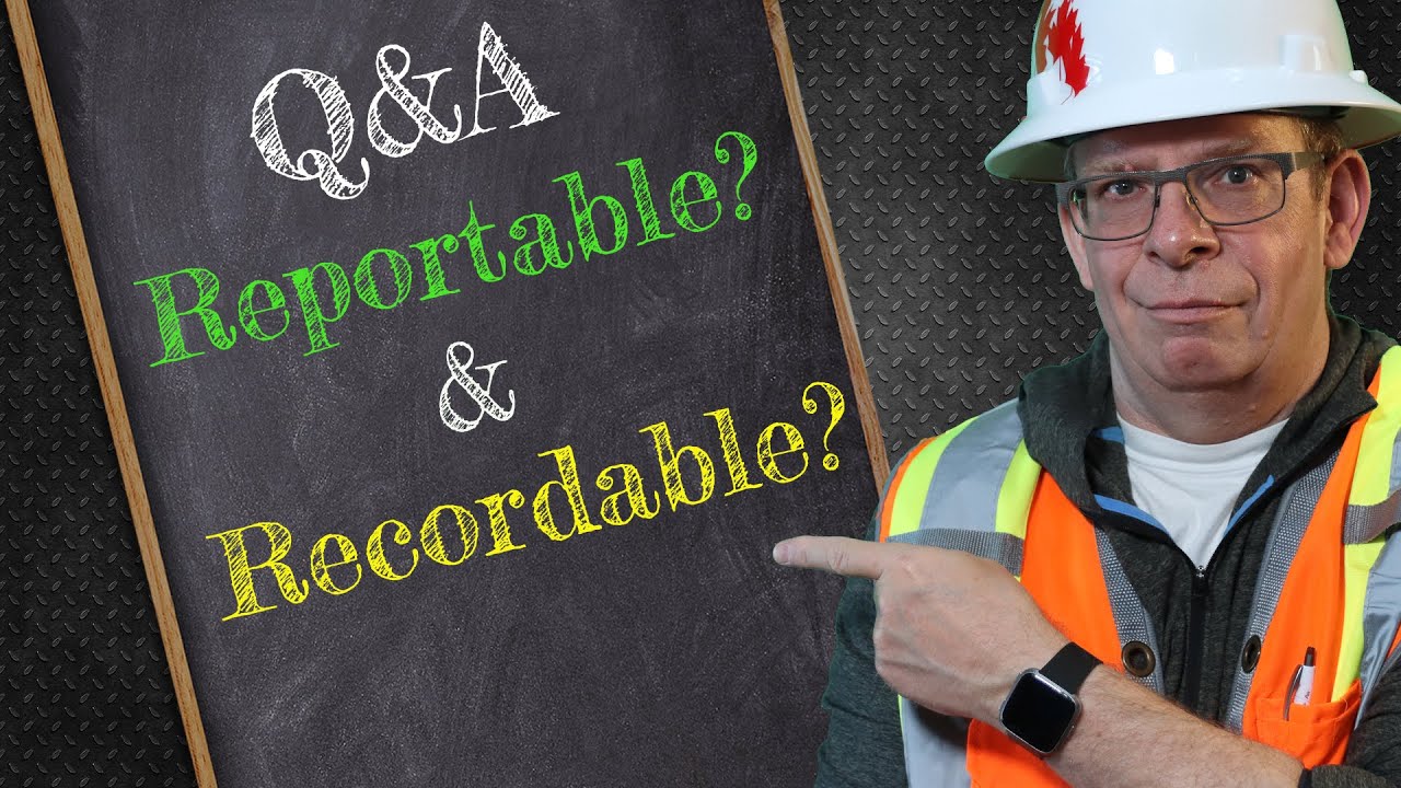 Understanding health and safety reportable and recordable incidents ...
