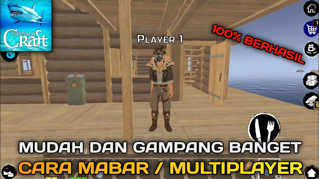 cara mabar game survival on raft update terbaru multiplayer - YouTube