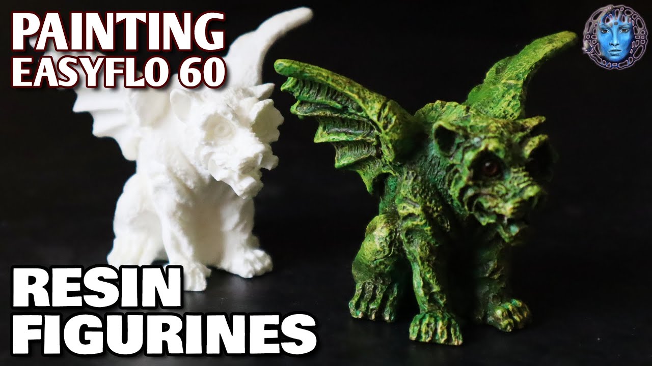 PAINTING EASYFLO 60 Resin Figurine Cast | GREEN GARGOYLE - YouTube