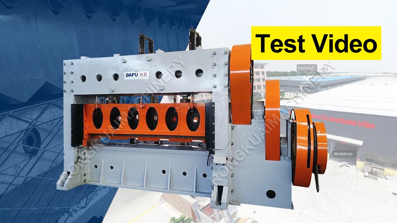 Expanded Metal Mesh Making Machine | 260T - YouTube