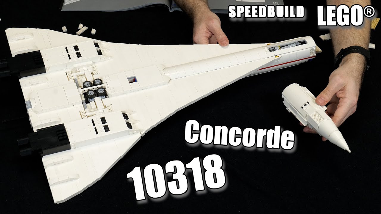 LEGO 10318 Speedbuild | LEGO Concorde | Speed Build 10318 | LEGO 2023 ...