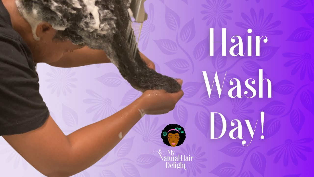 How To Wash Your Hair With An All-Natural Hair Growth Shampoo! - YouTube