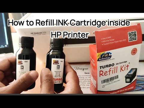 How to Refill #hp #803 Black INK cartridge || #hpprinter || # ...
