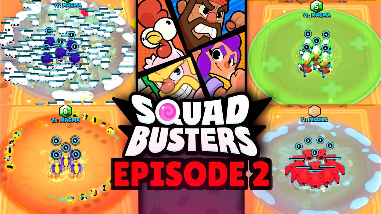 All Rare & Epic Characters In SQUAD BUSTERS | Spells | Gameplay 🔥 # ...