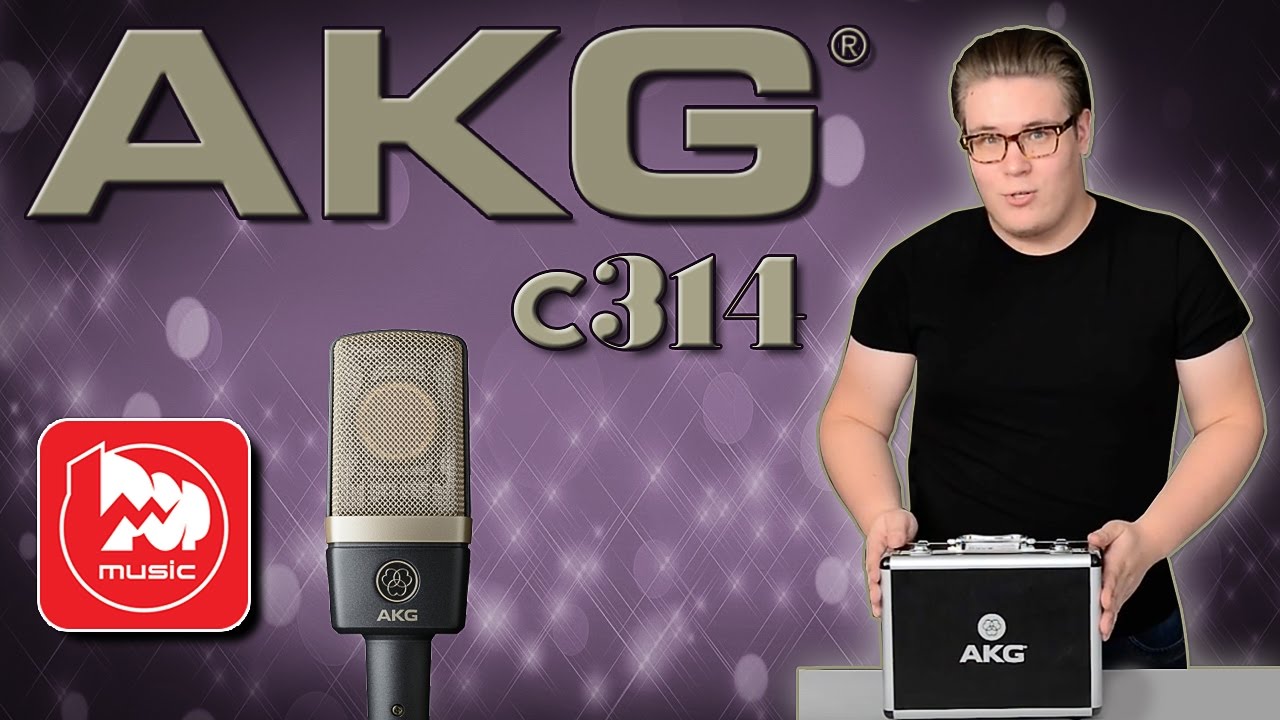 AKG C314 - студийный микрофон - YouTube