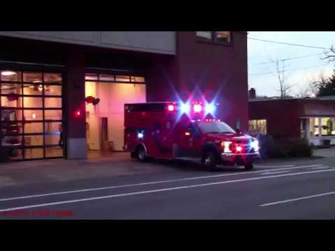 Eugene/Springfield Fire and EMS Medic 1 responding - YouTube