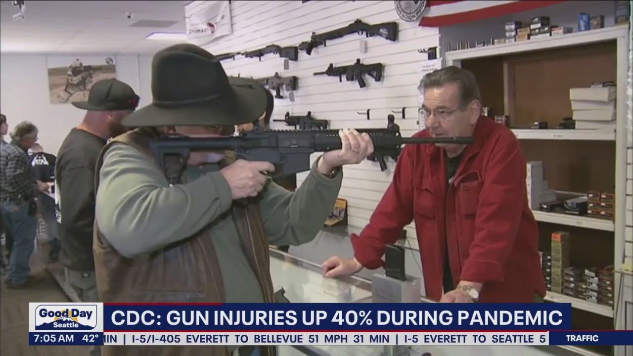 CDC: Gun injuries up 40% during pandemic | FOX 13 Seattle - YouTube