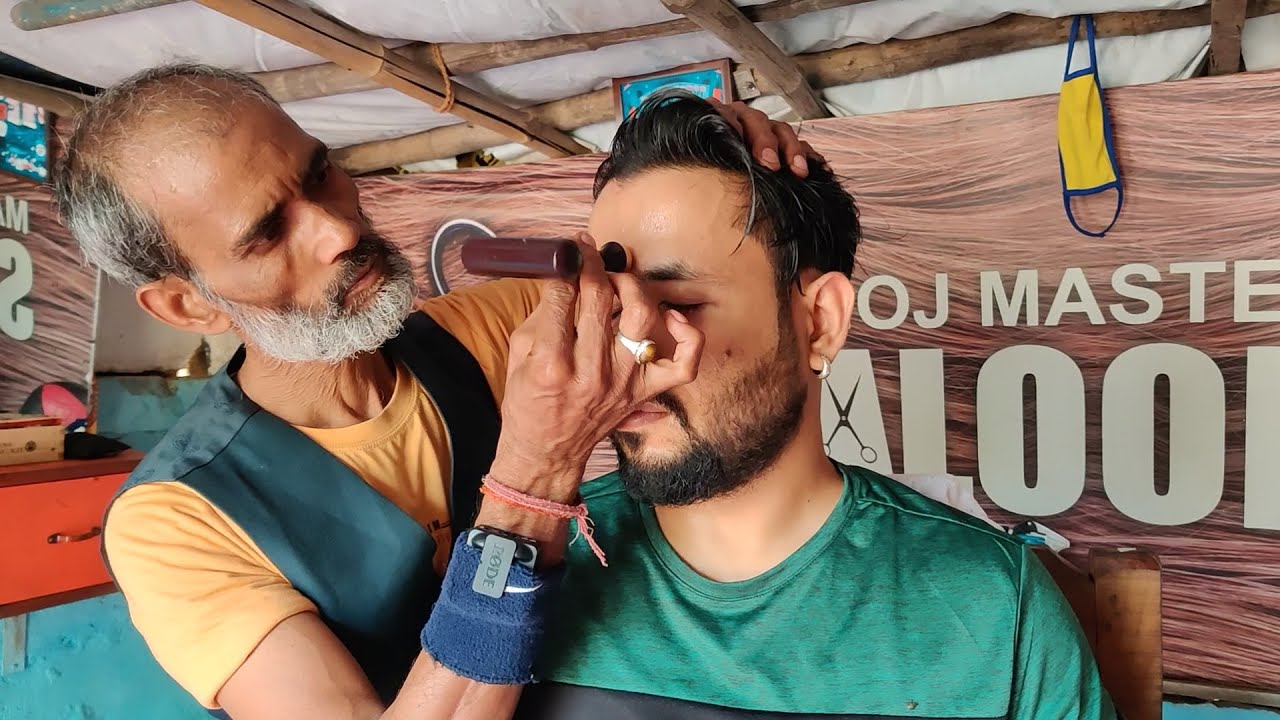 Manoj Master Kansa Head Massage | Indian Massage - YouTube