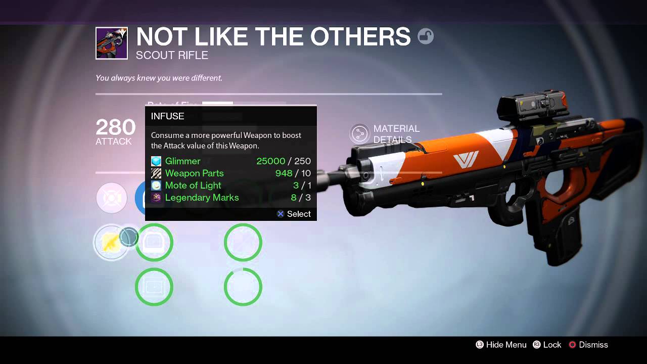 Destiny: Weapon Infusion and Year 2 Light Levels - YouTube