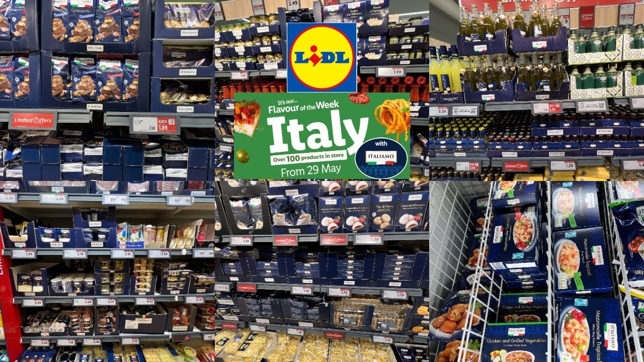 LIDL FLAVOUR OF THE WEEK: ITALY FROM THURSDAY 29 MAY 2025 | LIDL ...