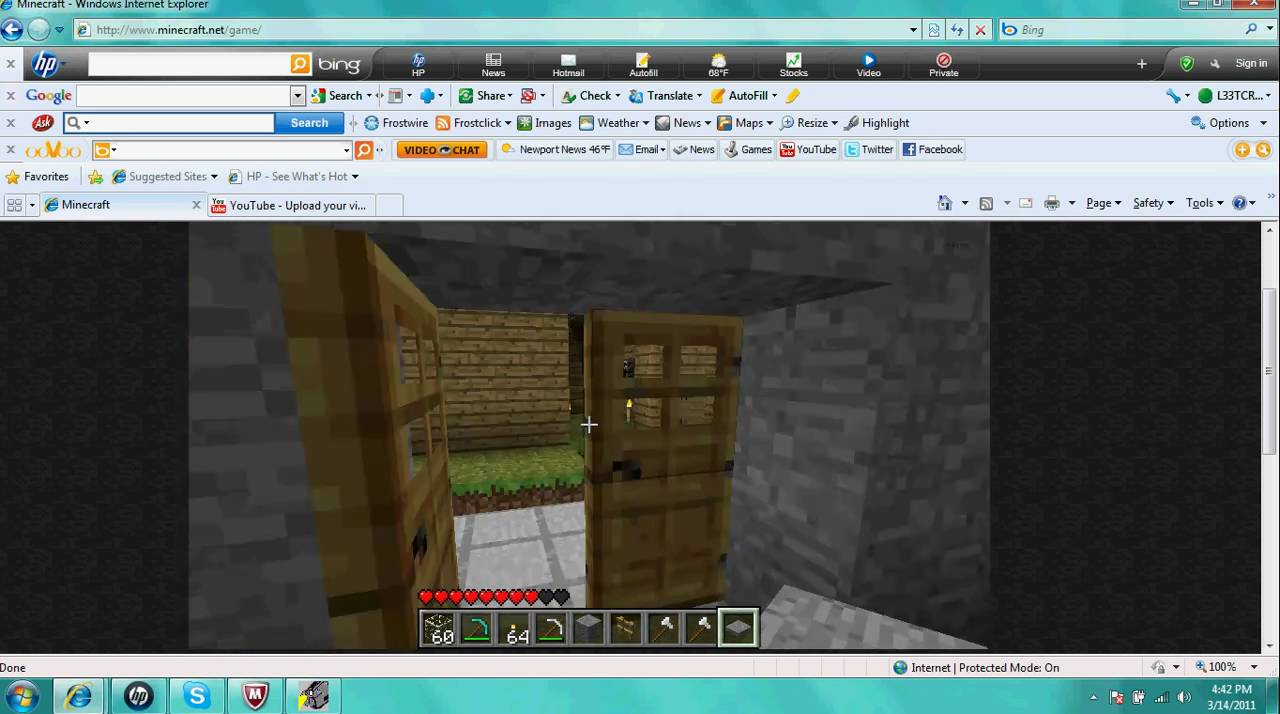 Minecraft Tour of MInecraft Jew Server - YouTube