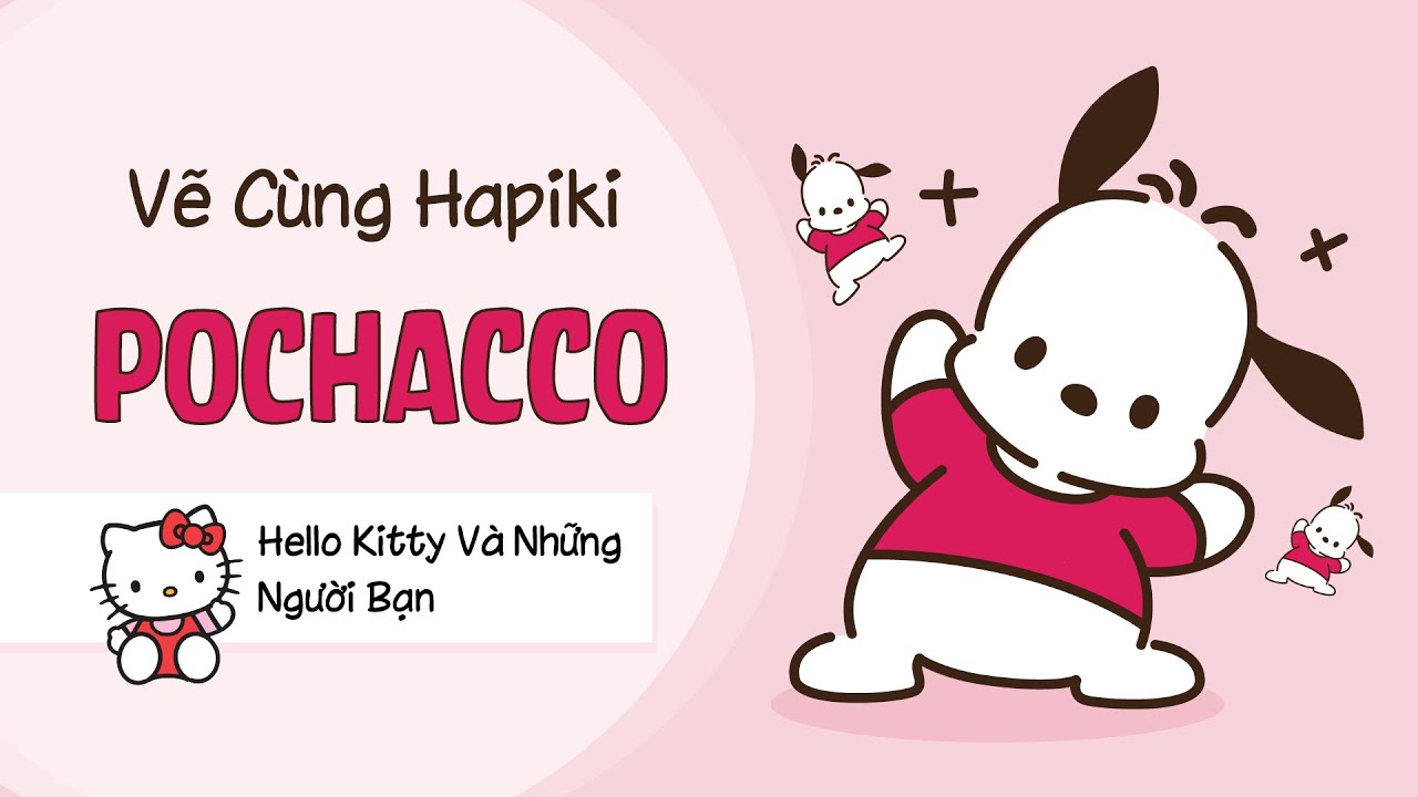 Vẽ Nhân Vật Pochacco | How To Draw Cute Puppy Pochacco - YouTube