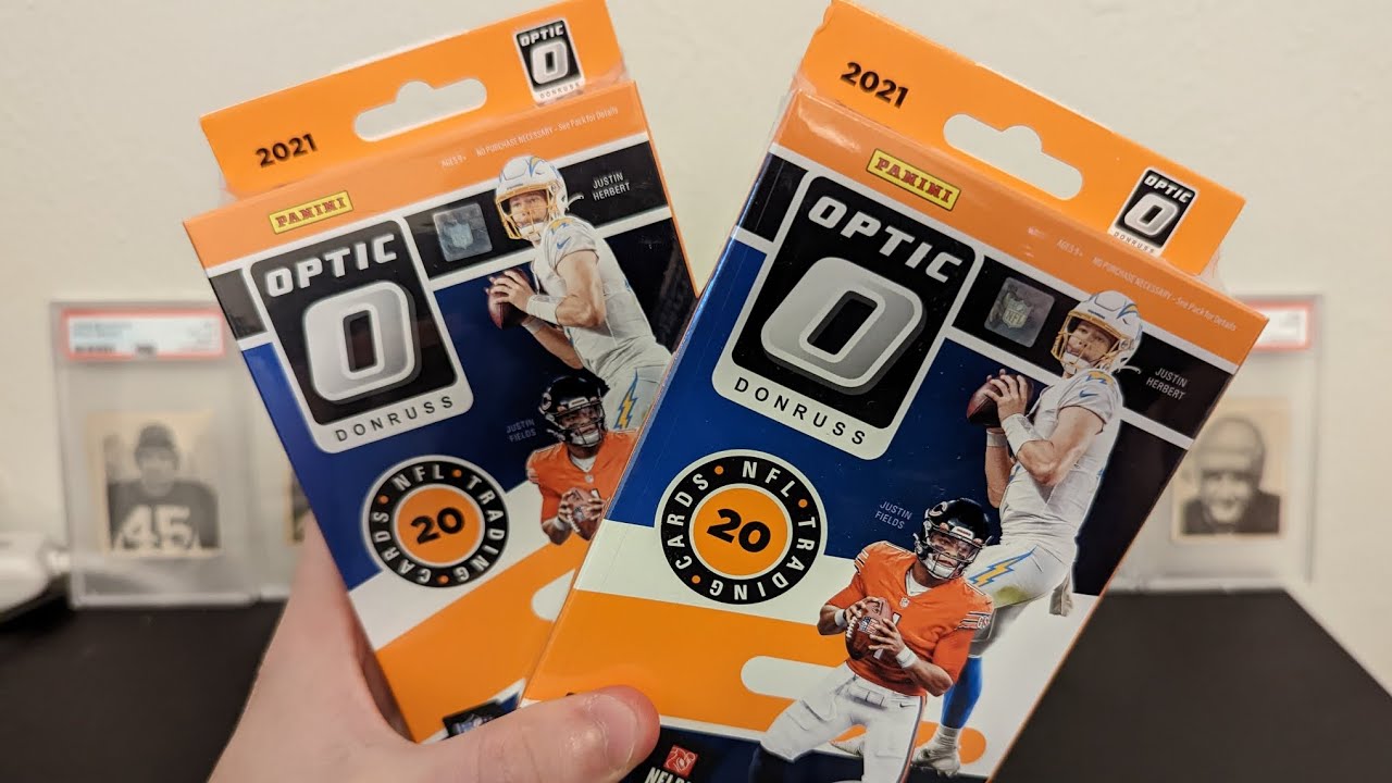 2021 Panini Donruss Optic football retail opening. 2 hanger boxes! Nice ...